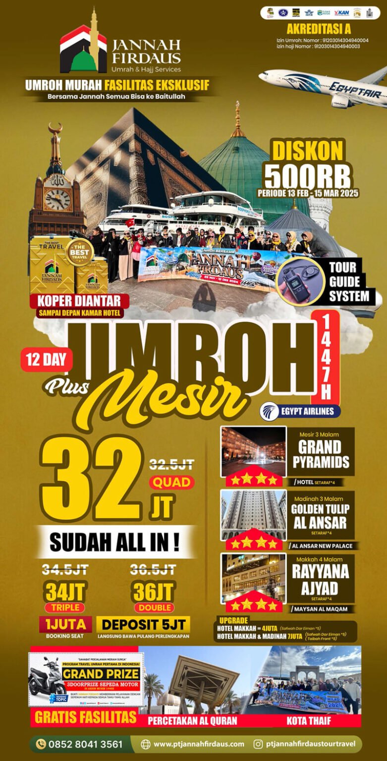 Biaya Umroh 2025 Murah Jaminan Pasti Berangkat