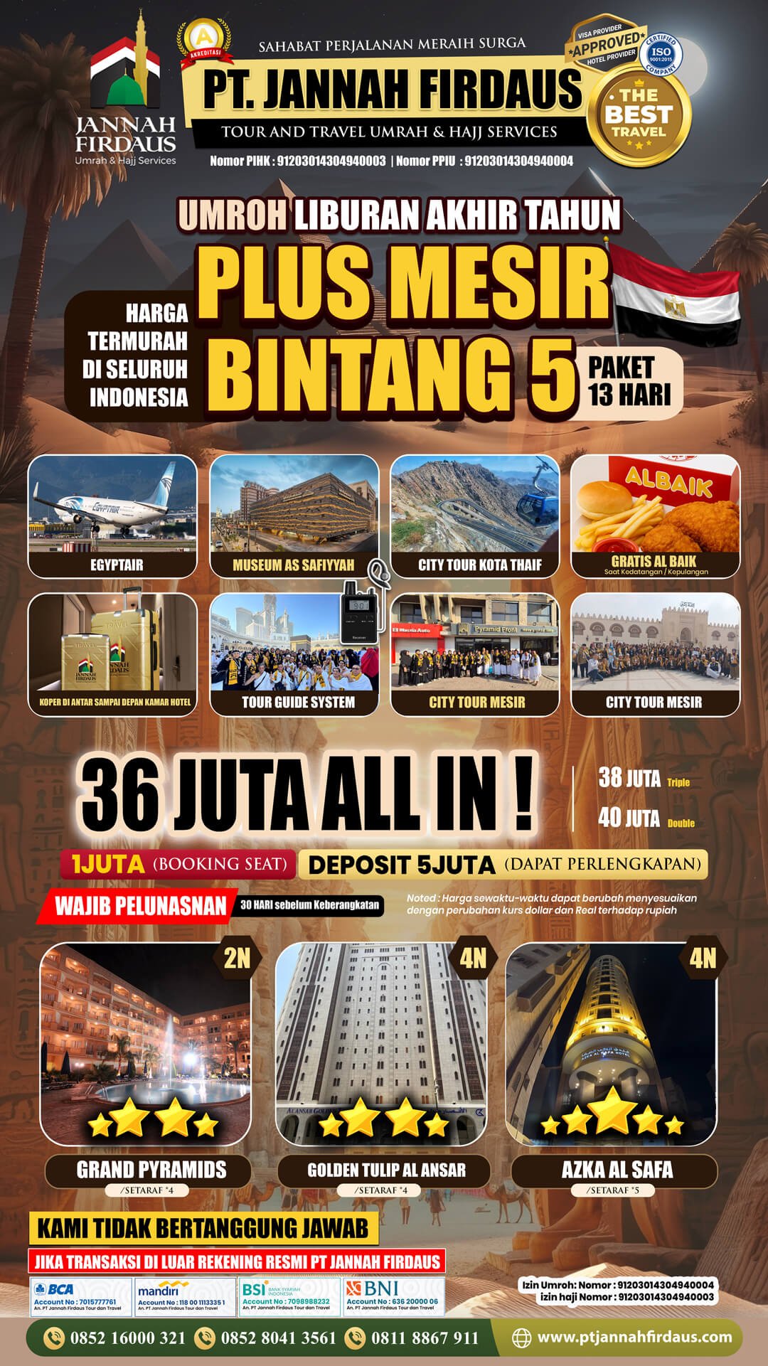 Harga Paket Umroh Terbaru 2025 2026 | PT Jannah Firdaus